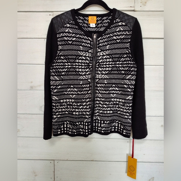 Ruby Rd. | Sweaters | Ruby Rd Petite Blackwhite Cardigan | Poshmark